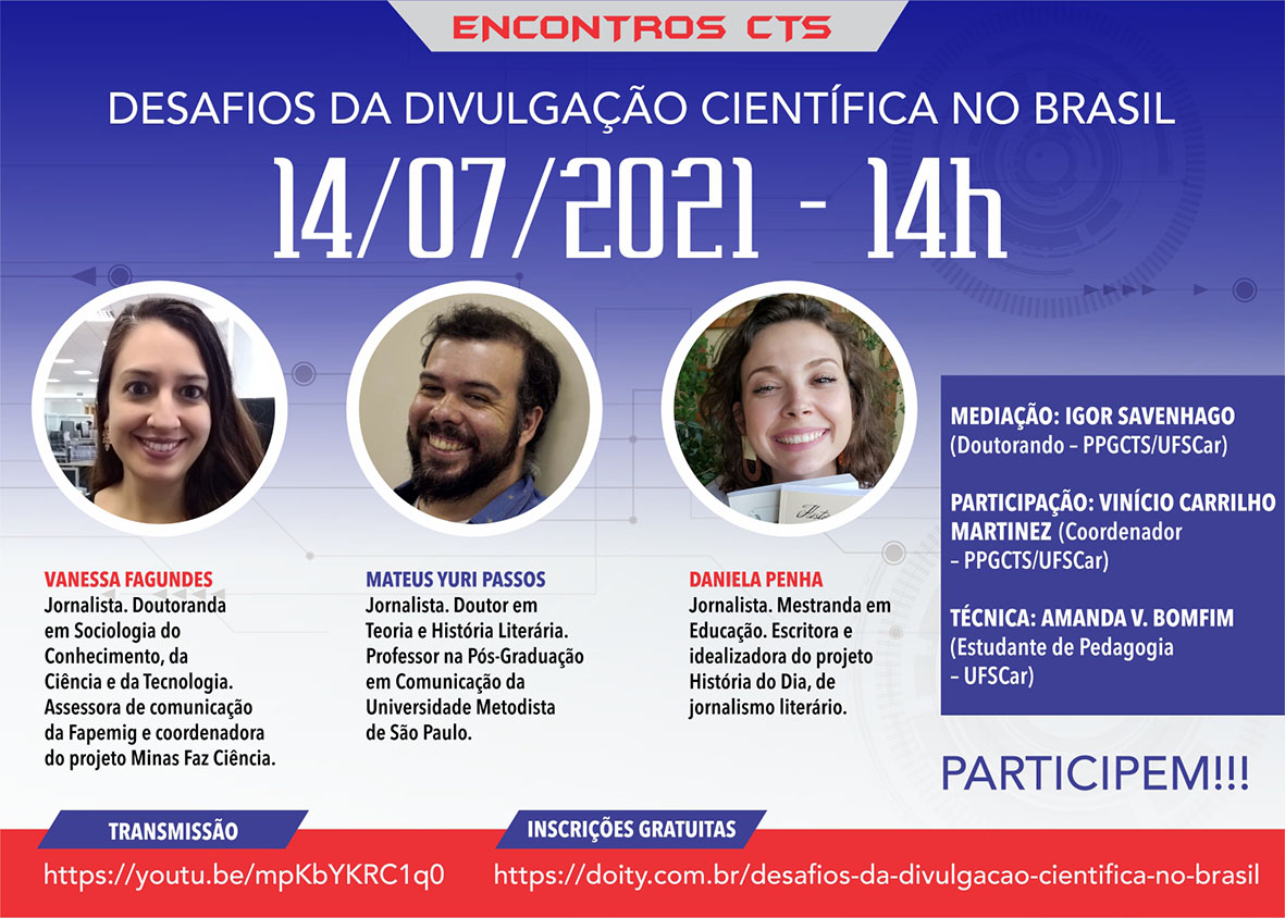 Encontros Cts Desafios Da Divulgação Científica No Brasil Gerenciador